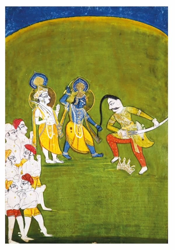 Jain and Rajput miniatures depict cosmographical mappings of the mythical