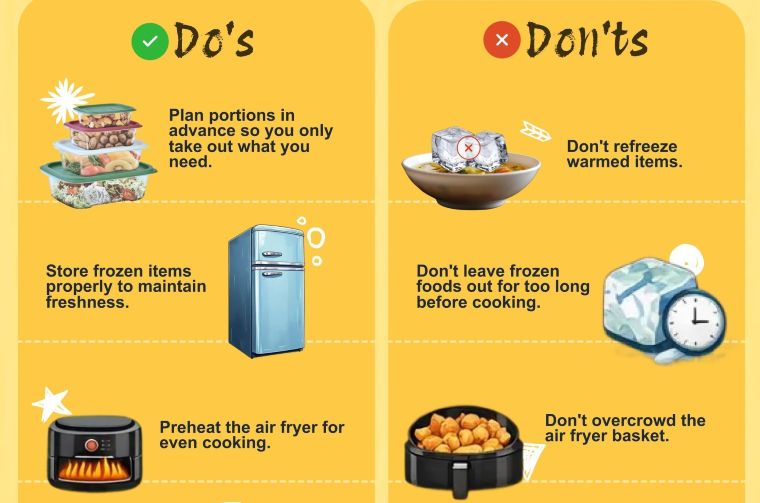 Frozen foods and air fryers are changing modern cooking